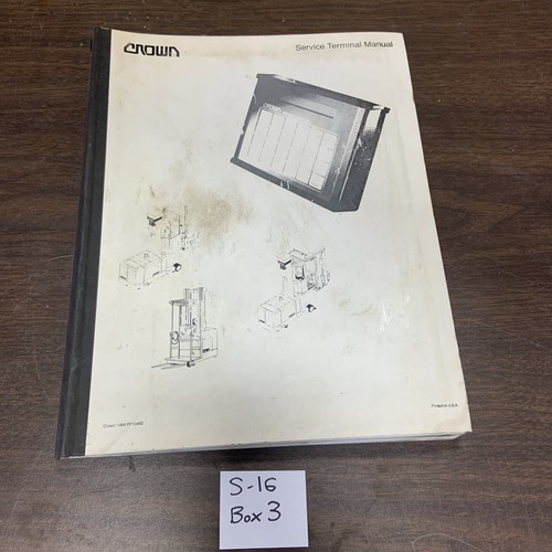 Crown Service Terminal Manual For Programming And Code Reading PF10458 ...