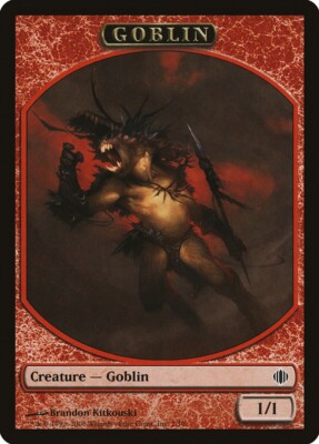 10 Token Cards - GOBLIN Tokens - Shards of Alara (ALA) - Magic MTG FTG ...