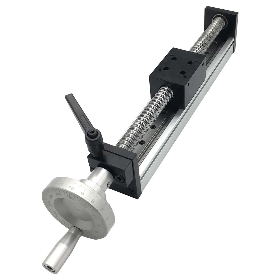 Manual CNC Slide Table 40-60kg Linear Motion Stage Ball Screw Module ...