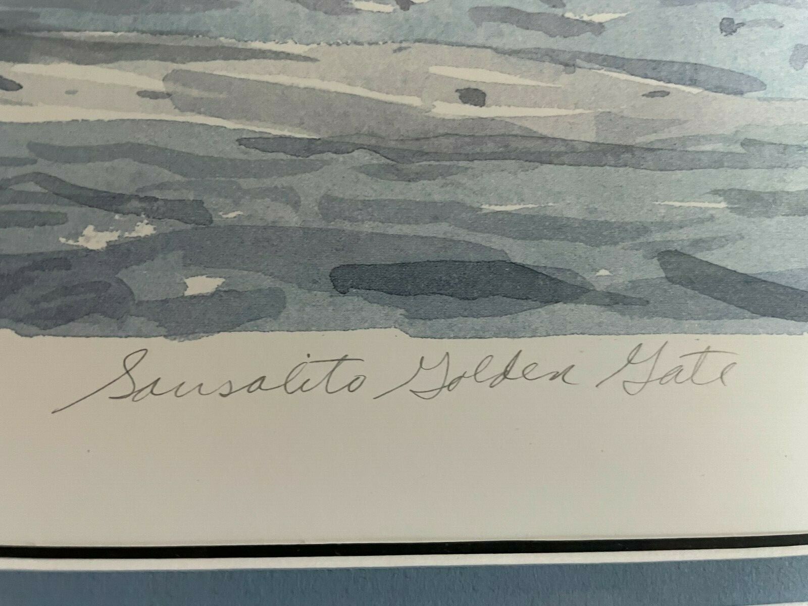 Rare JOE JAQUA Original Limited Edition Lithograph GOLEN GATE BRIGE ...