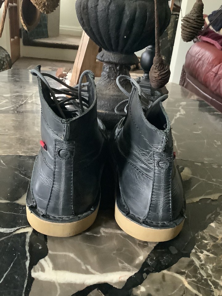 Oliberte Gando Chukka Hand Crafted Black Leather Ankle Boots 40 EUR 7 ...