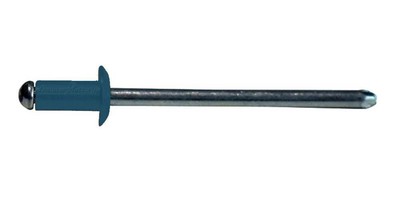 QTY 50 Pop Rivet Colorbond ( Dia 5/32 - 4mm x 11.4mm Long ) #54 Deep ...