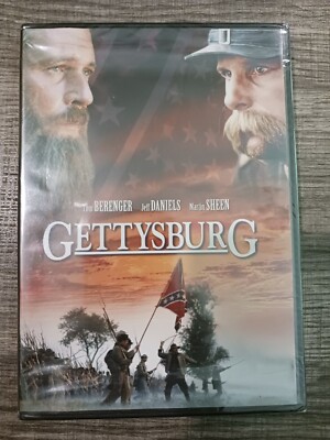 (NEW) Gettysburg (DVD 2010, Film 1993) Factory Sealed. All Star Cast ...