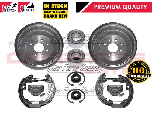 FOR FORD FOCUS REAR BRAKE DRUMS SHOES ADJUSTER WHEEL CYLINDER FITTING ...