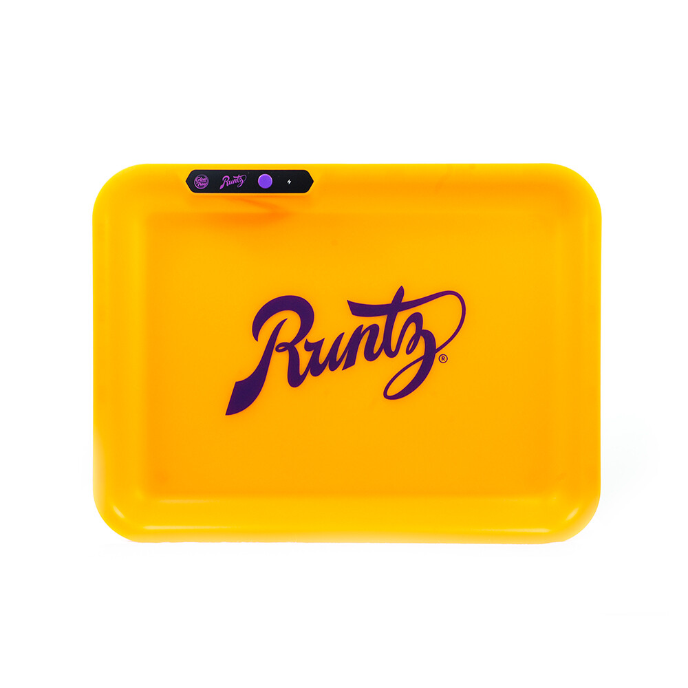 Runtz x Glow Tray LED Rolling Tray - Yellow | eBay
