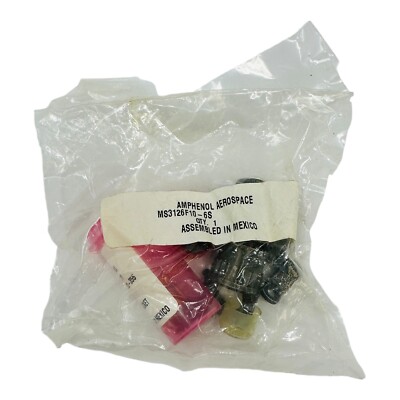 AMPHENOL MS3126F10-6S CONNECTOR w/CONTACT SET NEW/UNUSED SURPLUS | eBay