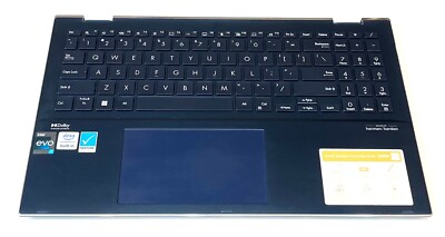 13NB0W30P04011 ASUS ZenBook Q529Z OEM Palmrest w/ BL Keyboard Touchpad ...