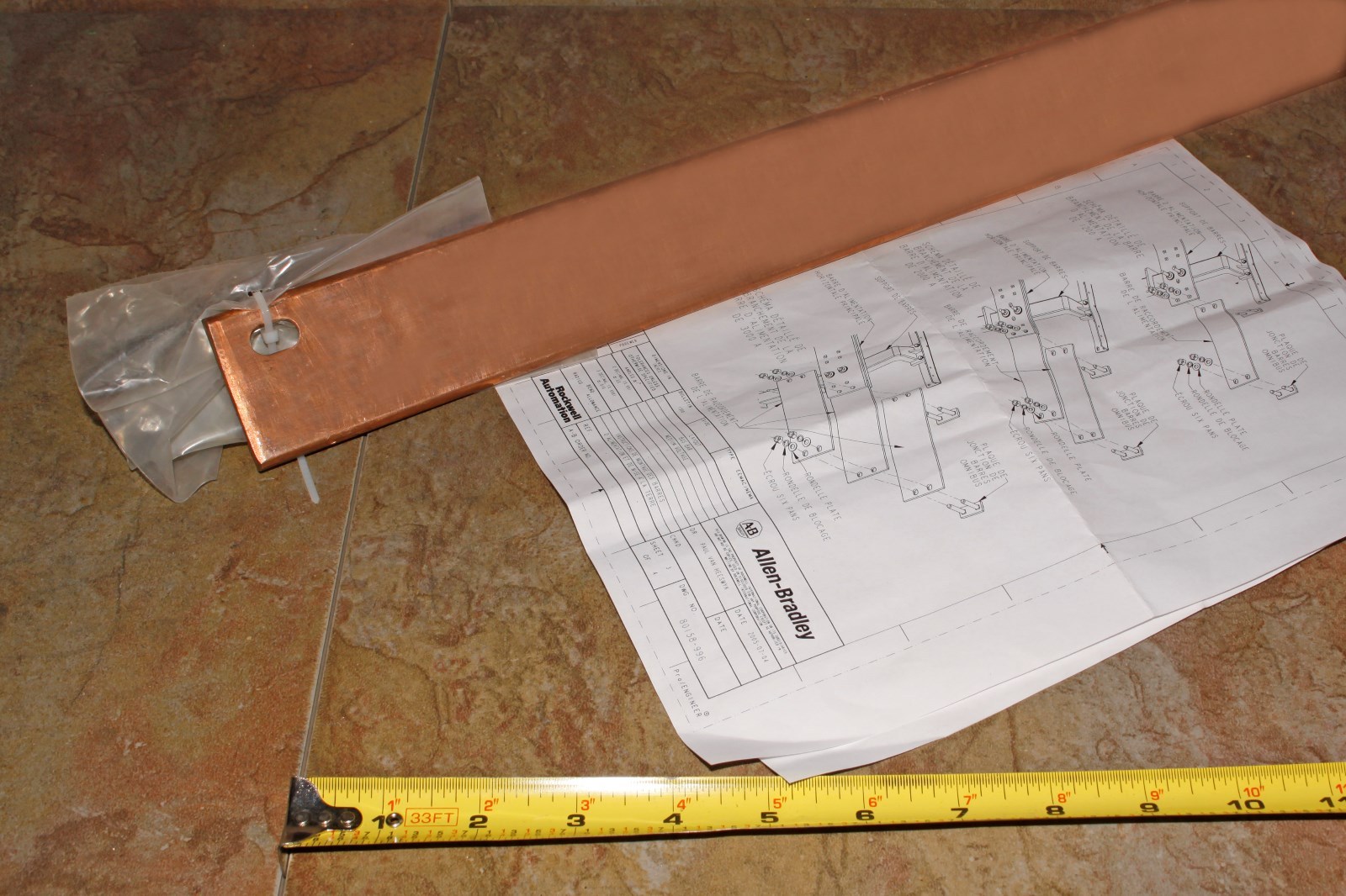 Allen Bradley Ground Bus Splice Bar 80158-987-75-RP | eBay