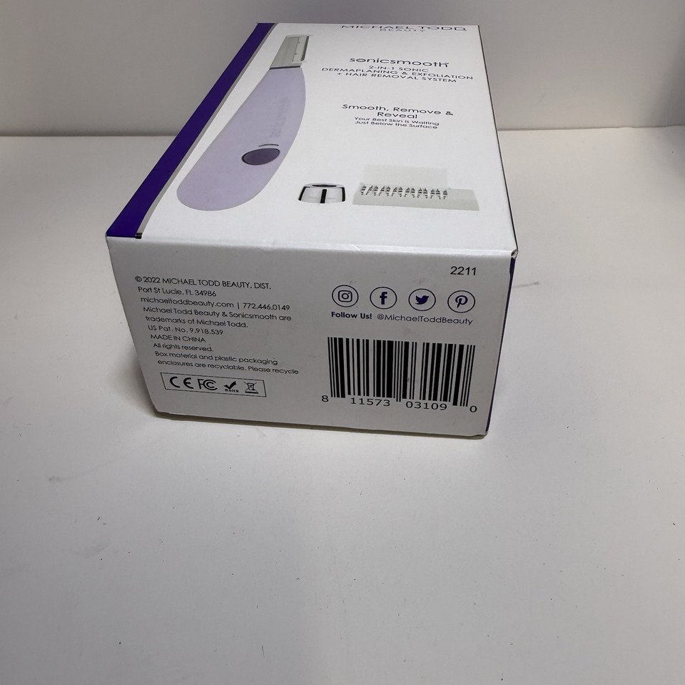 Michael Todd Sonic Smooth 2 in 1 Dermaplaning System | eBay