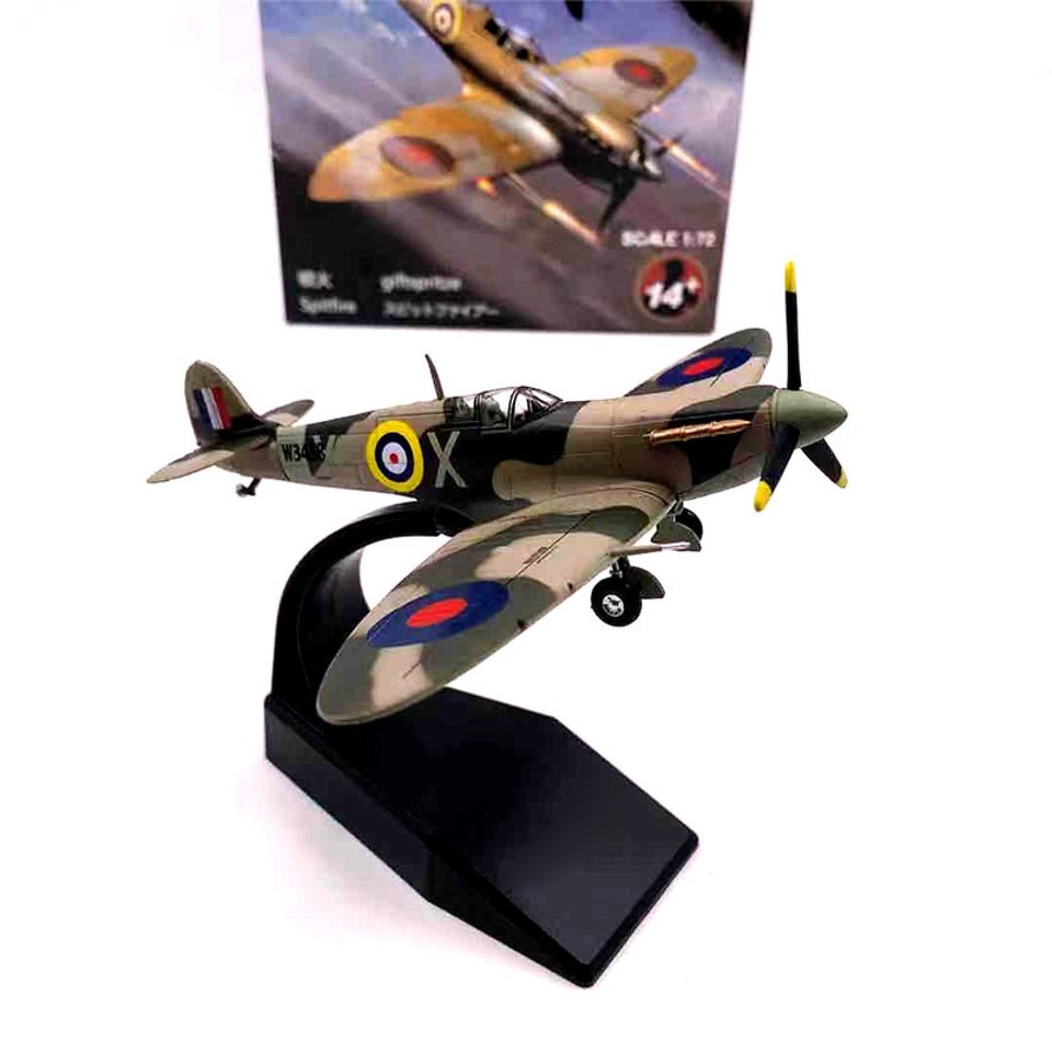 Supermarine Spitfire 1:72 WWII UK MK Alloy Simulation Fighter Aircraft ...