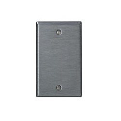 Leviton 84014 1-Gang Blank Wallplate 430 SS Standard Size | eBay