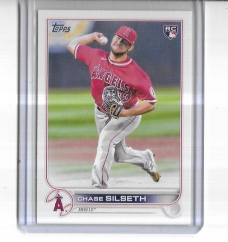2022 Topps Update #US-192 Chase Silseth Los Angeles Angels Rookie Card ...