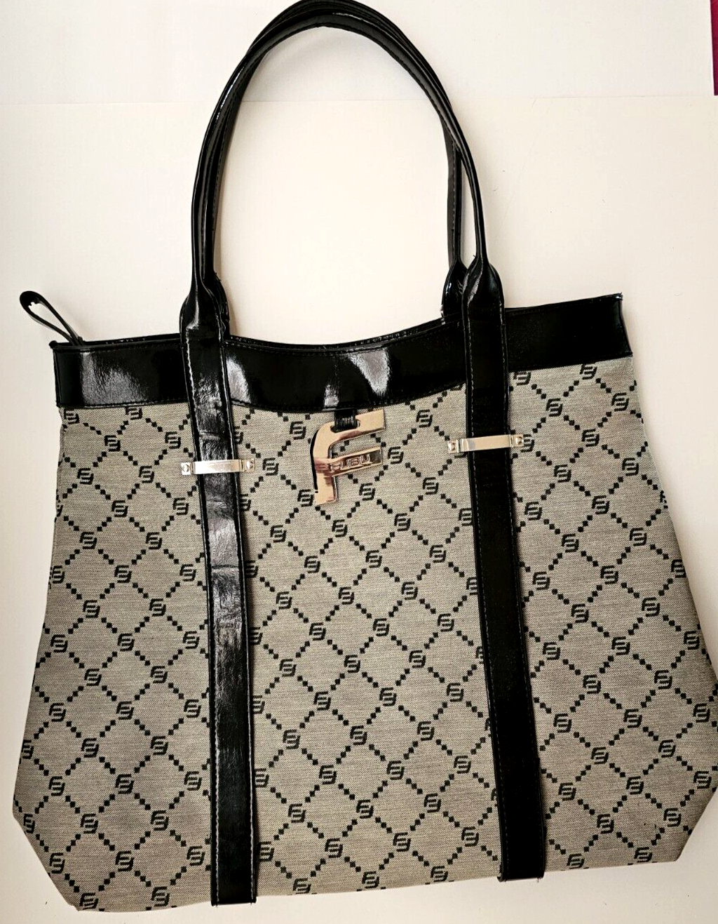 FUBU The Collection Tote Bag Purse Style#V81942F PO#1805155 | eBay