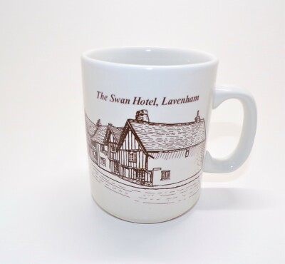 Vintage Goodliffe Neale Ceramic Swan Hotel Lavenham England Coffee Mug ...