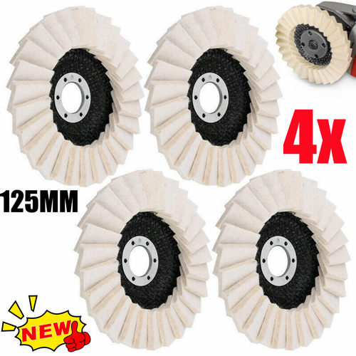 For Angle Grinder Wool Polishing Wheel Grinding Sanding Buffing Disc ...