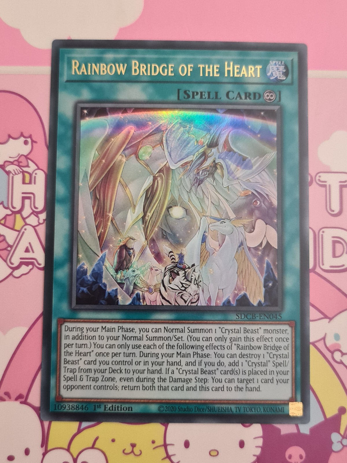 Rainbow Bridge of the Heart SDCB-EN045 Ultra Rare NM Yugioh | eBay ...