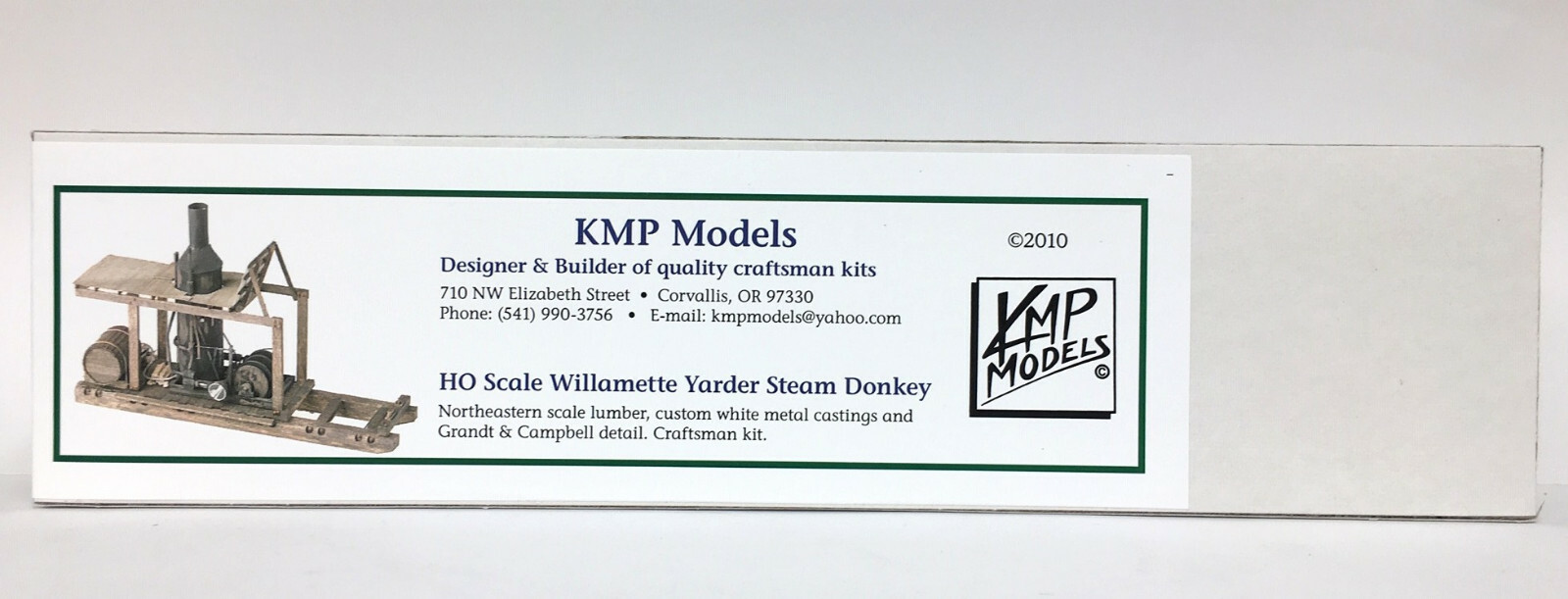 HO Yarder Steam Donkey Model Railroad Craftsman kit, castings, Lumber ...