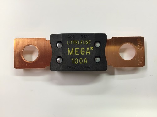 Littelfuse Mega Fuse Inline Bolt On Fuse for High Power Amp & Power ...