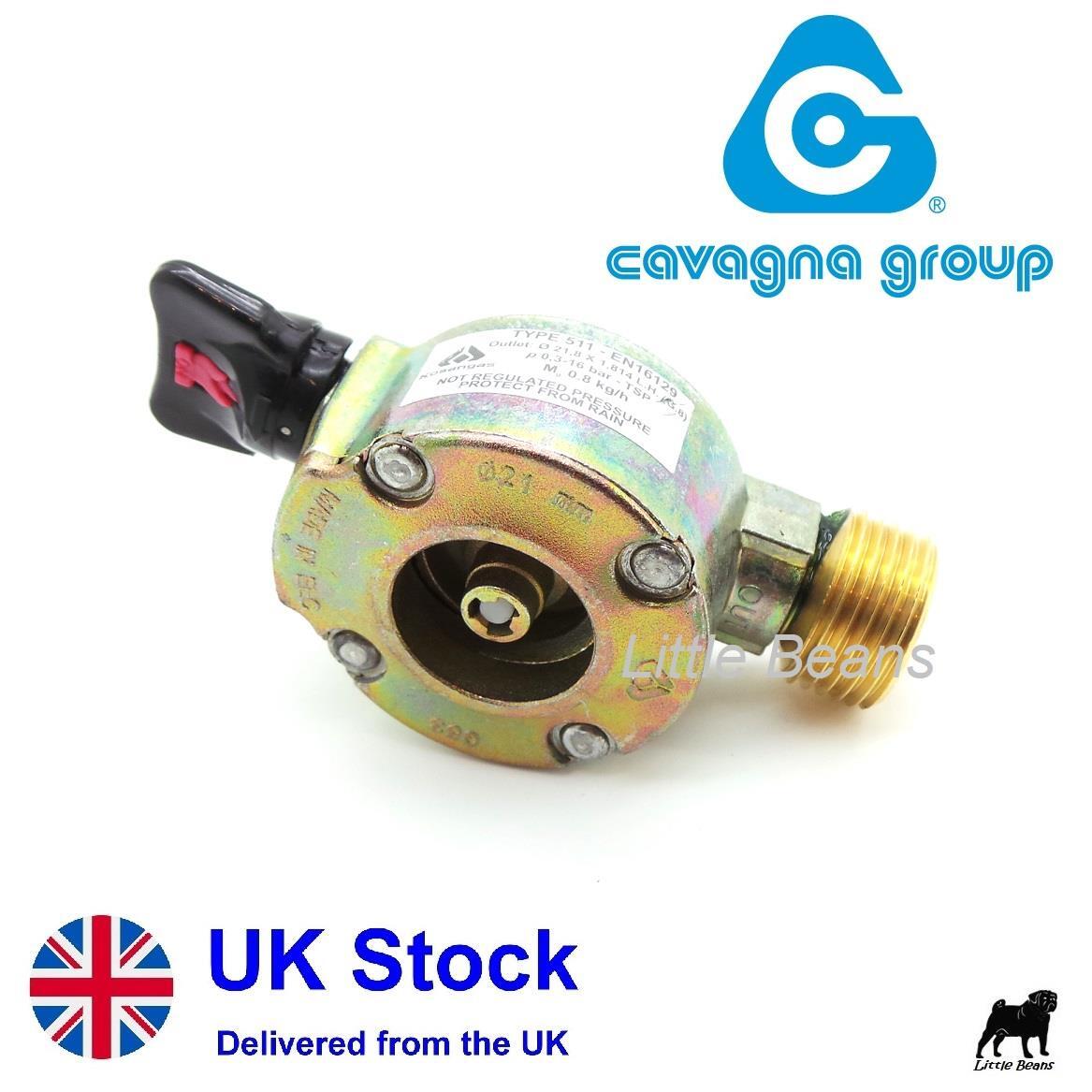 21mm Clip-on Gas Bottle Adaptor to Butane Pigtail 109 Male Outlet Calor ...