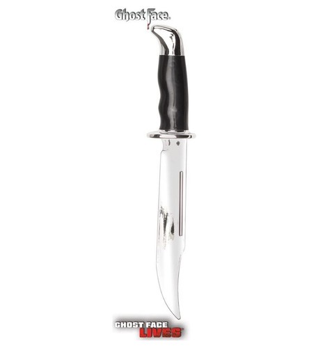 GHOST FACE® CHROME Knife 13" Bowie Halloween Prop Jason Butchers Scream Horror | eBay UK