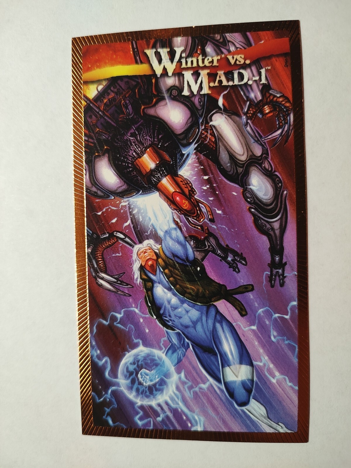1995 Wildstorm Gallery Widevision Copper Border B12 Winter M.A.D. -1 NEW CARD | eBay