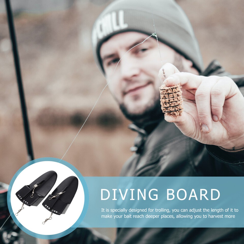 2 Pcs Diving Board Fishing Gear Tackle Planer Boards Planers for | eBay