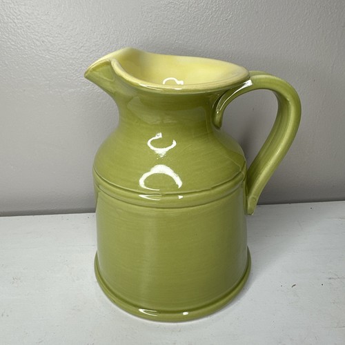 NODO CERAMICHE Green Small Pitcher Made in Italy Hand Painted ...