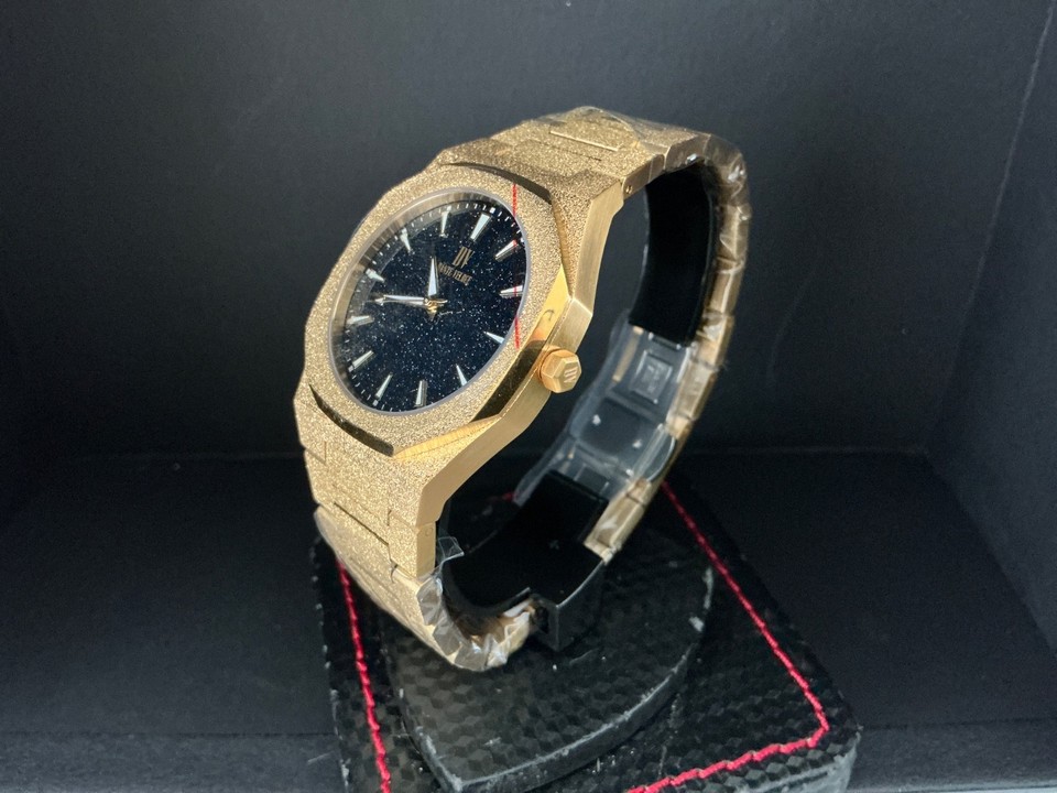Beautiful Dante Veloce Gold Ice Watch 40MM ITALIAN | eBay