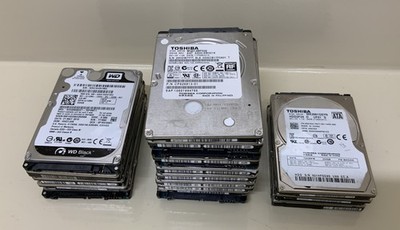 22x Job Lot 250GB/320GB WD/Seagate/HGST/Toshiba 2.5" SATA Laptop Hard ...