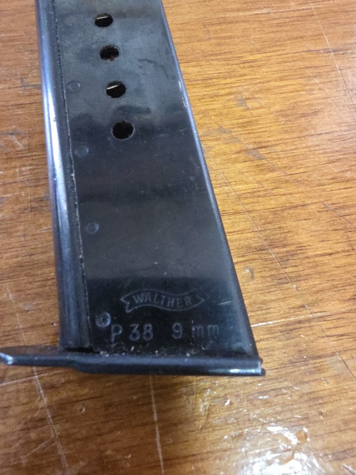 Vintage Walther Banner P38 Blued 9mm 8 Rd Pistol Magazine | eBay
