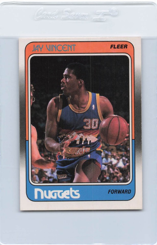 1988/89 Fleer #38 Jay Vincent Nuggets NM *852 | eBay
