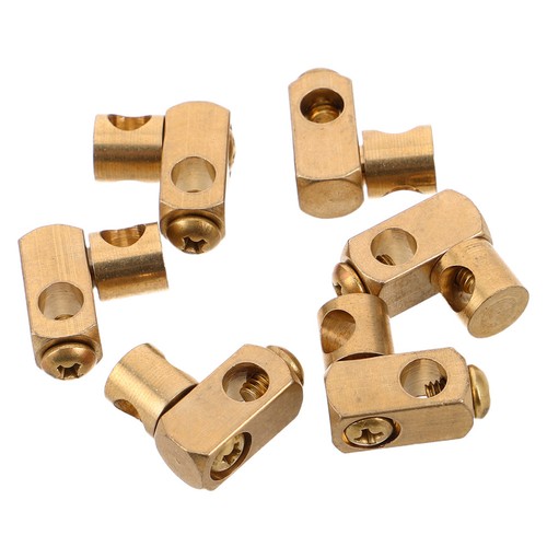6pcs Bathroom Sink Drain Part: Copper Joint Coupler For Pop-Up Ball Rod ...