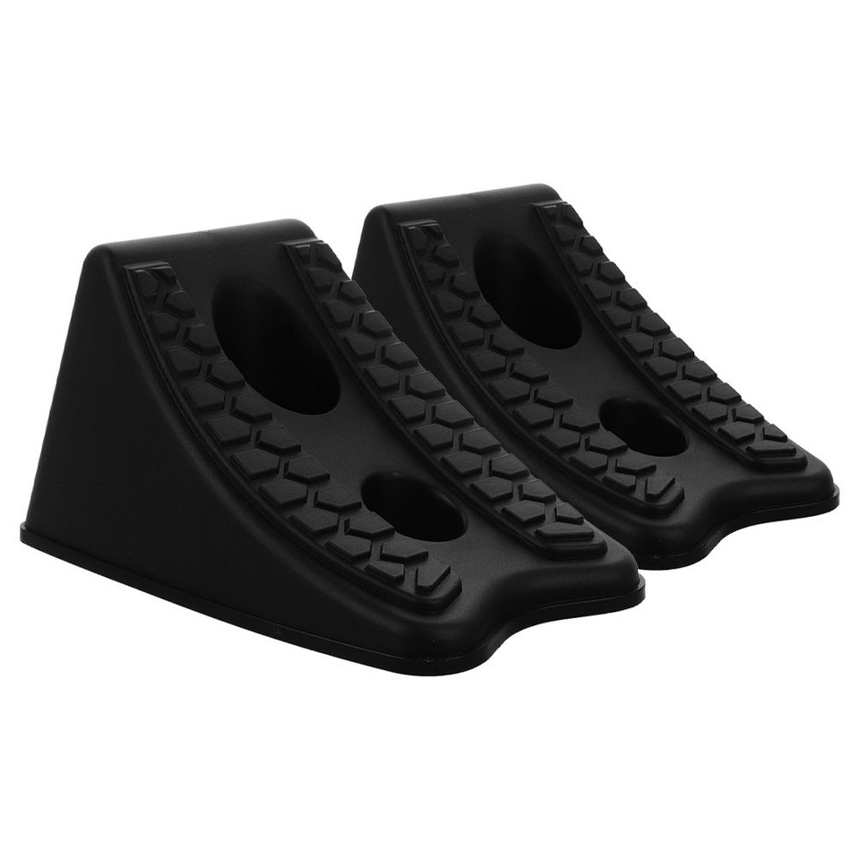 2 Pcs Camper Wheel Chocks Tire Blocker Motorcycle Dirt Bike Trailer ...
