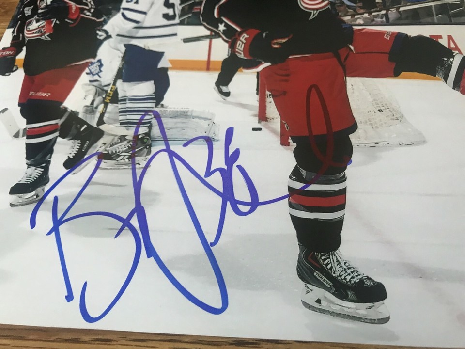 Boone Jenner Autographed 8x10 Photo Columbus Blue Jackets | eBay