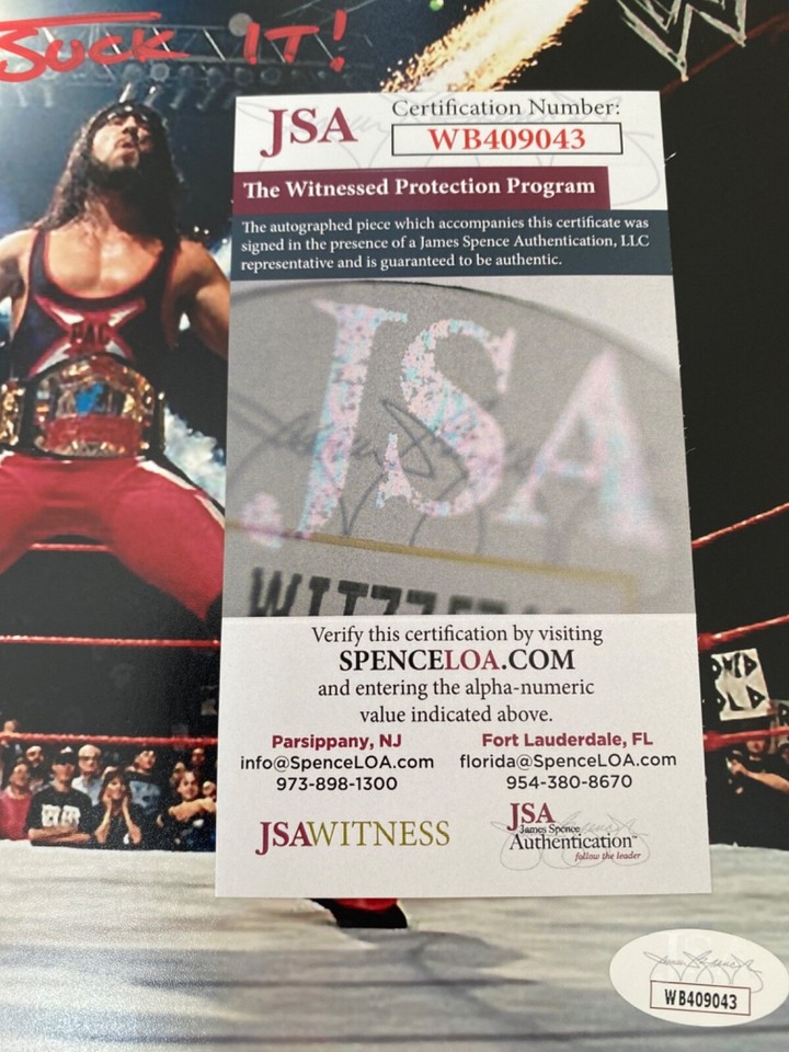 X-Pac Sean Waltman DX WWE Autographed 8x10 WWF Wrestling Promo Photo ...
