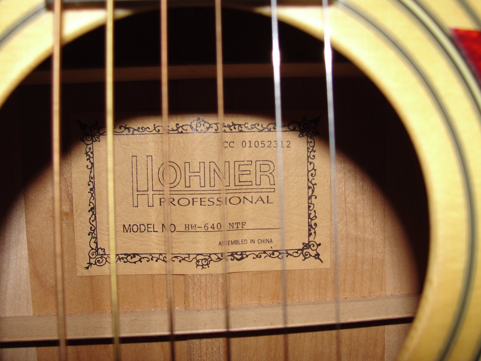 Hohner Professional Acoustic Guitar HW-640 NTF. | eBay