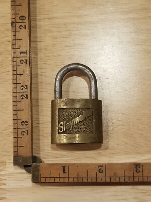 Vintage Slaymaker Brass Padlock | eBay