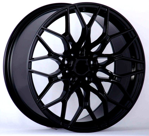 19x8 Gloss Black Wheels 5x120 +35 Rims Set of 4 for BMW 320i 328i 330i ...