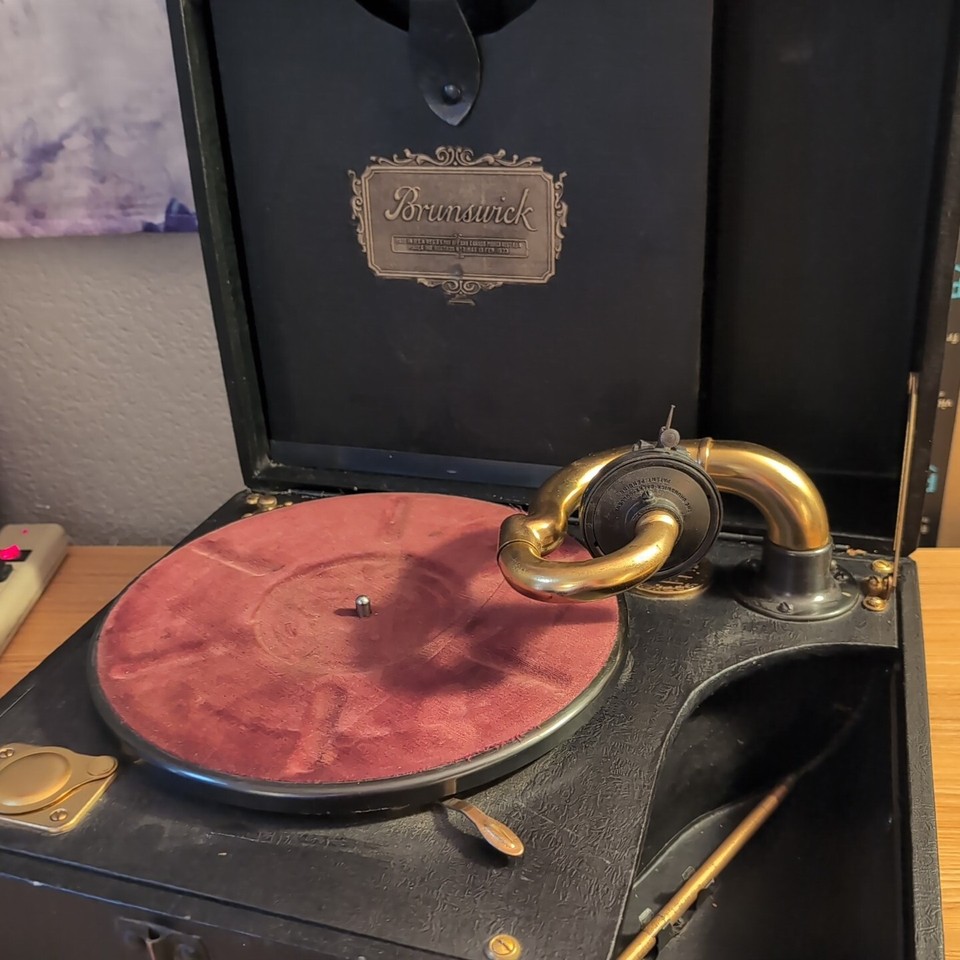 Brunswick Panatrope Exponential Model 106 1923 PHONOGRAPH 78rpm WORKS ...