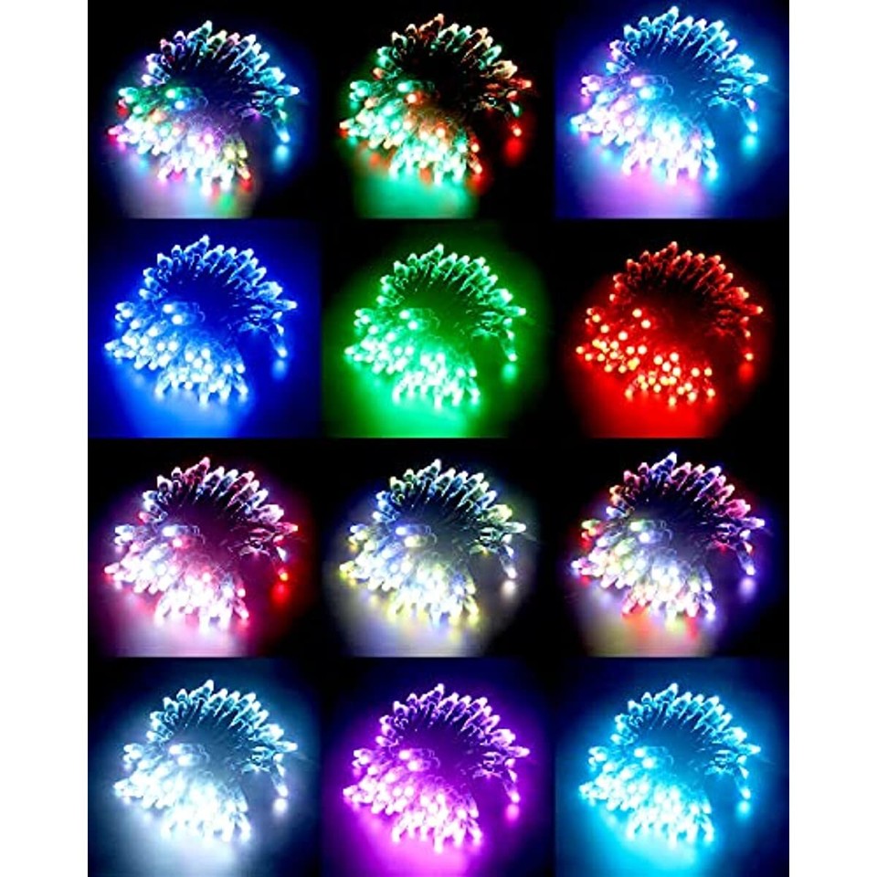 DC12V WS2811 RGB LED Pixels String Lights Individually Addressable 12mm ...