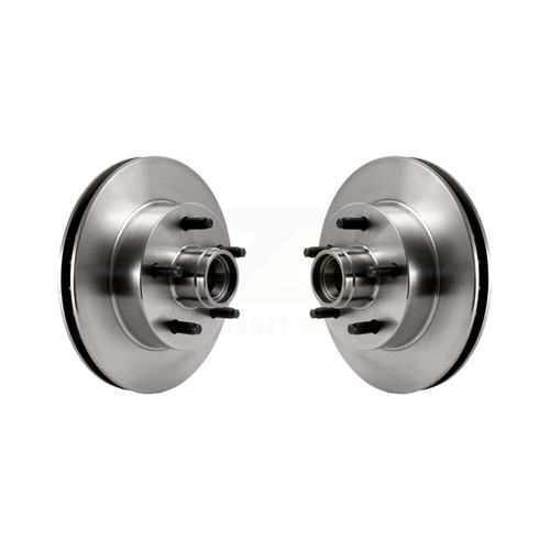 Disc Brake Rotors & Hub Front Pair For Ford Ranger Mazda B2500 B2300 ...