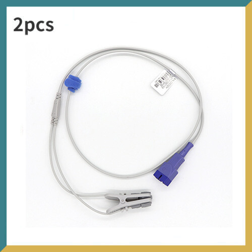 2Pc Oximax Fit For N-600x Veterinary SpO2 Ear Lingual Sensor Animal ...