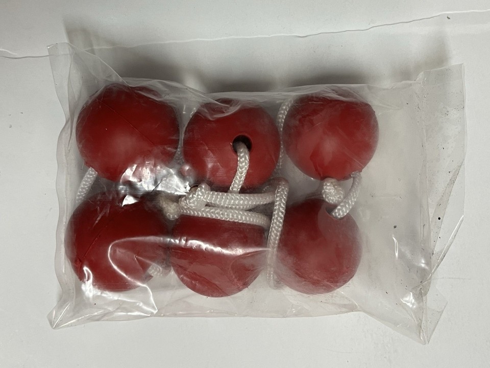 Ladder Ball Toss Game Replacement Bola Ball Set 6 Red Balls & 6 Blue ...