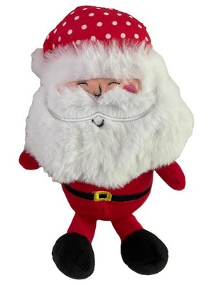 Holiday Time Small Santa Claus Plush 10 inch Stuffed Pal with Fuzzy ...
