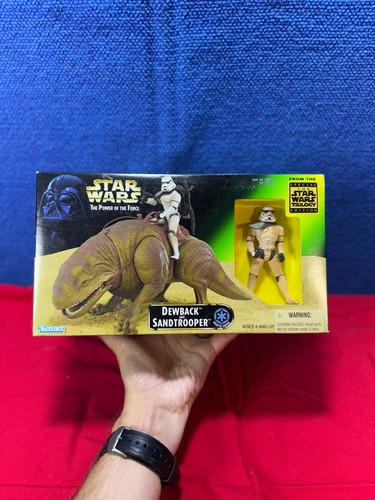 1997 Star Wars Dewback & Sandtrooper POTF Kenner Figure Set Trilogy ...