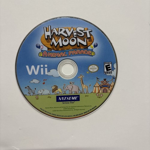 Harvest Moon: Animal Parade Nintendo Wii Disc Only Tested Working Mint ...