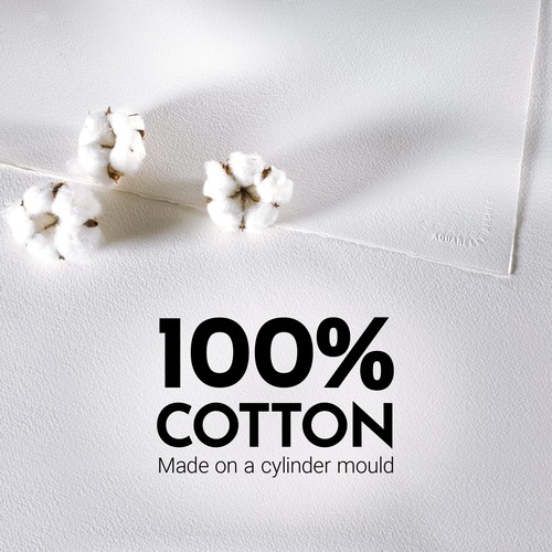 Watercolor Travel Journal 6x10-inch Natural White 100% Cotton Paper ...