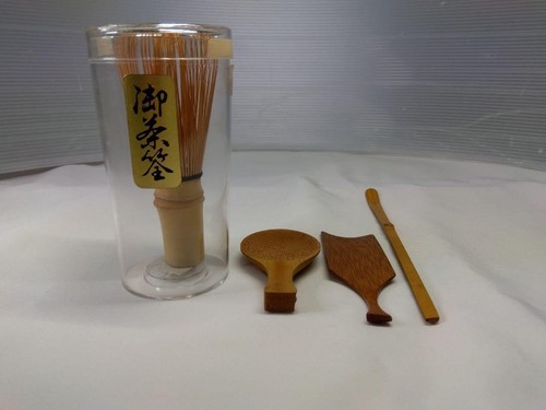 Ocha Kettle, Tea Whisk, Scoop, Ceremony Utensils, Tea, Matcha, 4-Piece ...