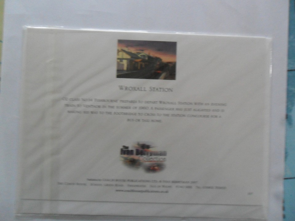 2 X Isle of Wight Railway Cards, Wroxall and Bembridge Stations | eBay UK