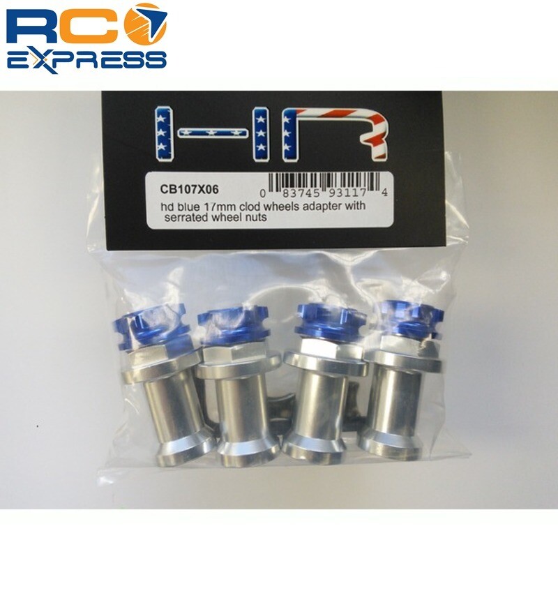 Hot Racing Tamiya Clodbuster 17mm Hex Aluminum Wheel Hub Adapters ...